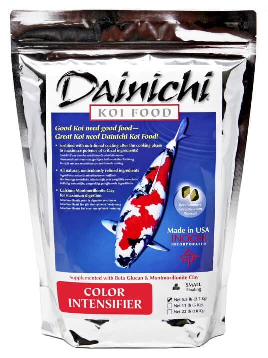 Dainichi Koi Color Intensifier 2.5kg Small (3mm) Floating Pellets ...