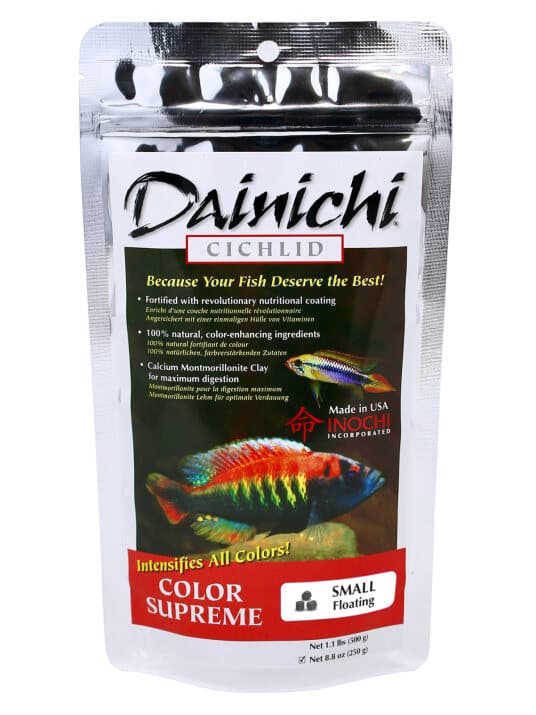 Dainichi Color Supreme 250g Small (3mm) Floating Pellets – Aqua Premium